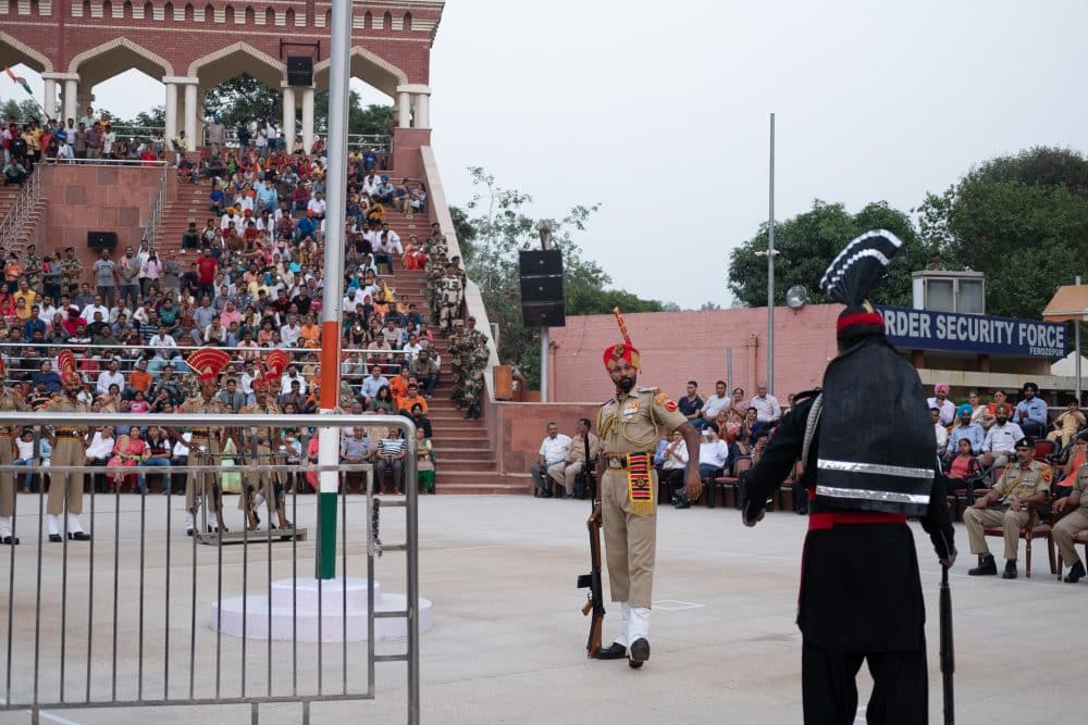 The India - Pakistan Ganda Singh Wala Border Ceremony